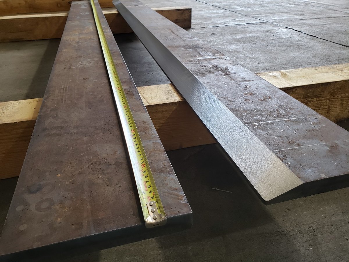 Before and After: AR 400 Armor Plate with 70 Degree Bevel – Precision Bevel