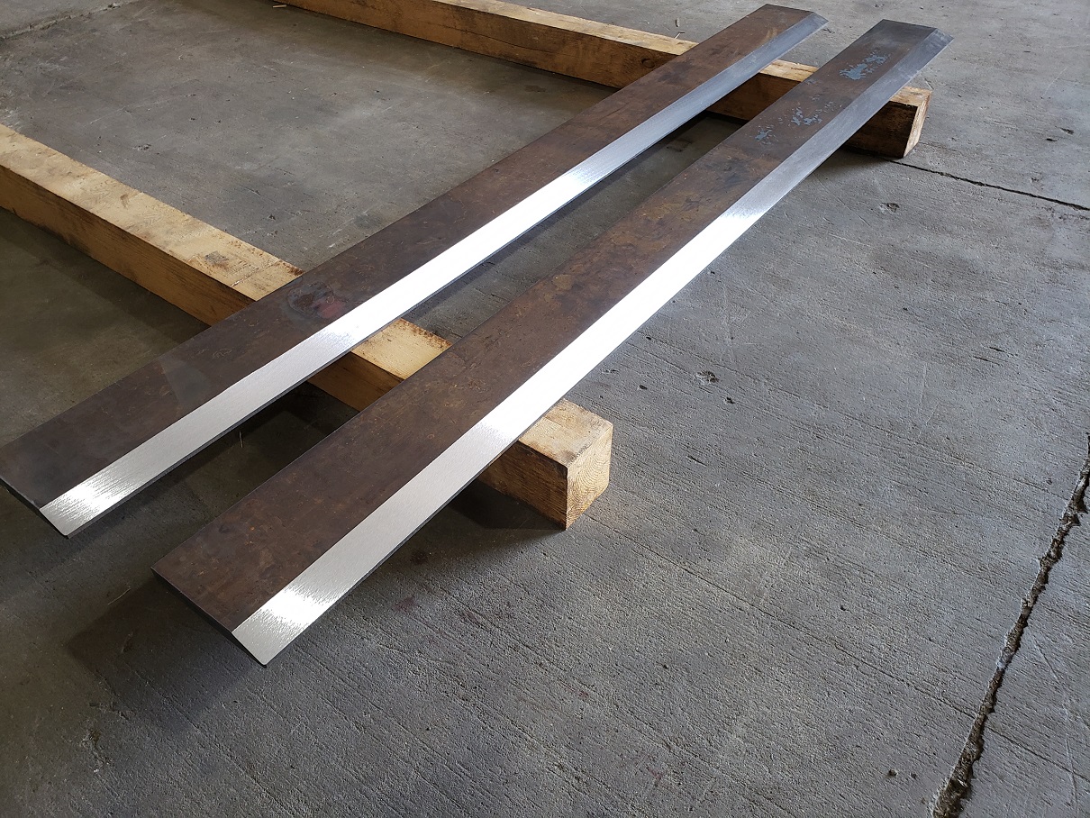 Before and After: AR 400 Armor Plate with 70 Degree Bevel – Precision Bevel