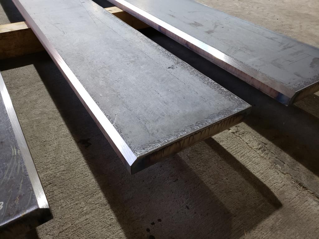Beveling Long, Oversized Steel Plate on the FasRapid – Precision Bevel